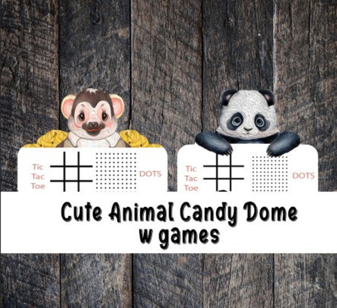 DIGITAL FILE Candy Animal With Games #2 Digital Design for Sublimation ...