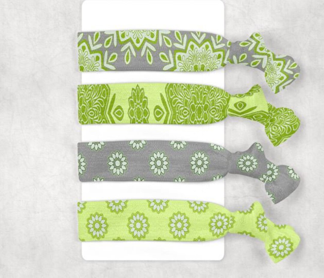 DIGITAL FILE Lime Boho Hair Ties Digital Design for Sublimation - Etsy