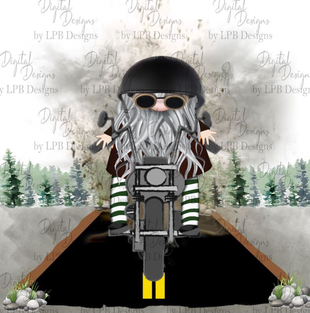DIGITAL FILE Bad to the Gnome Scene Digital Design for Sublimation - Etsy