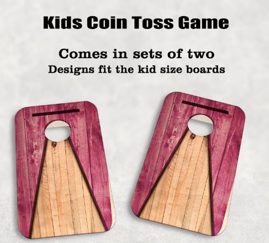 DIGITAL FILE Pink Coin Toss Game Digital Design for Sublimation - Etsy