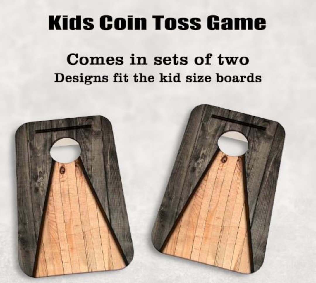 DIGITAL FILE Black Coin Toss Game Digital Design for Sublimation - Etsy