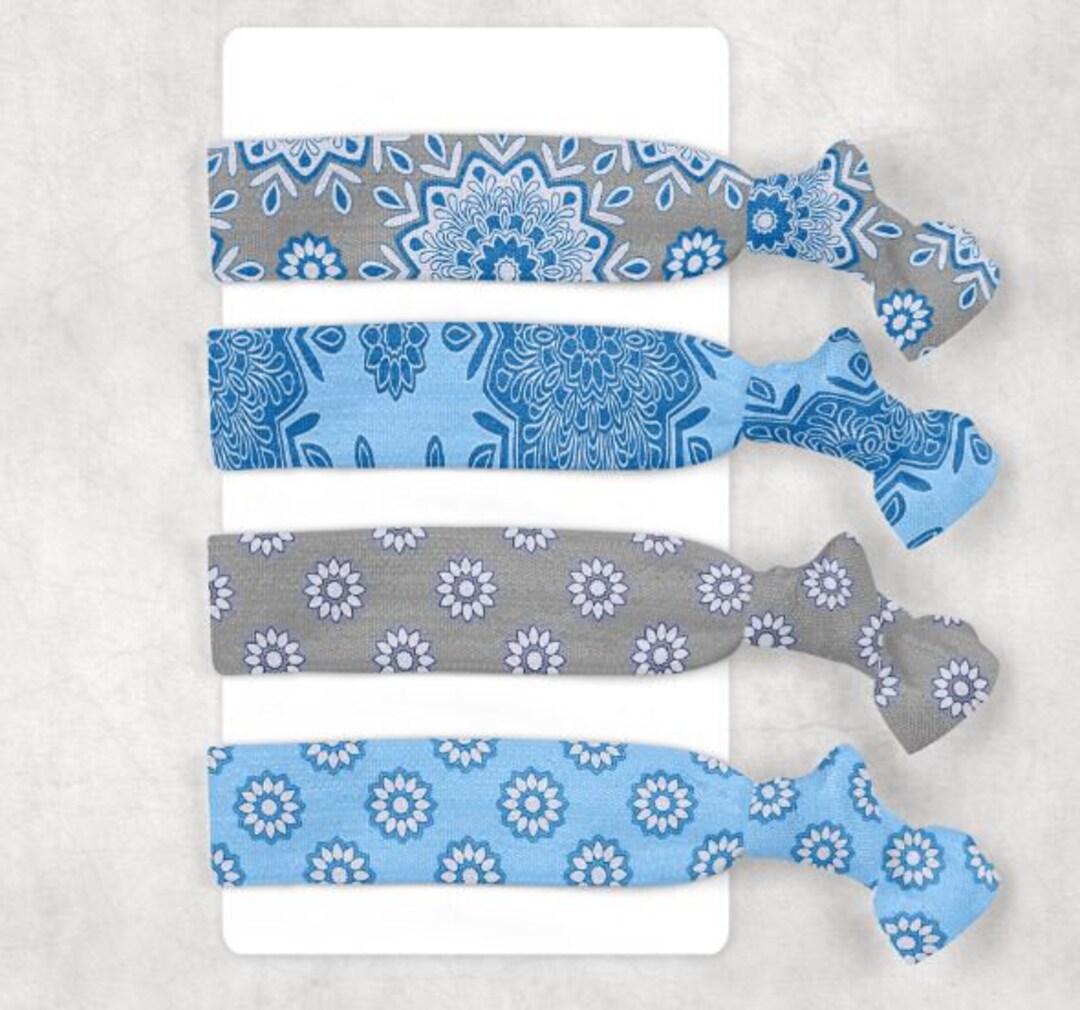 DIGITAL FILE Blue Boho Hair Ties Digital Design for Sublimation - Etsy