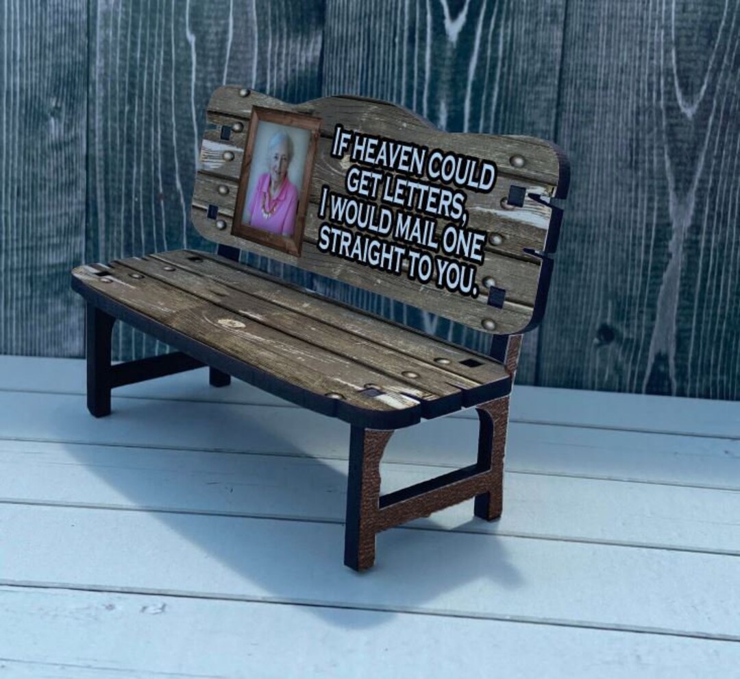 DIGITAL FILE Mail to Heaven 6 Inch Bench Digital Design for Sublimation ...