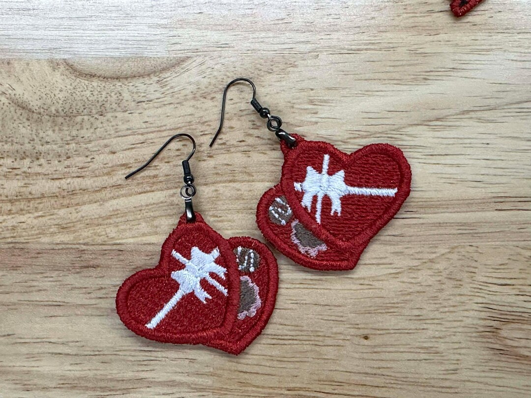 Digital File FSL Heart Candy Box for Machine Embroidery - Etsy