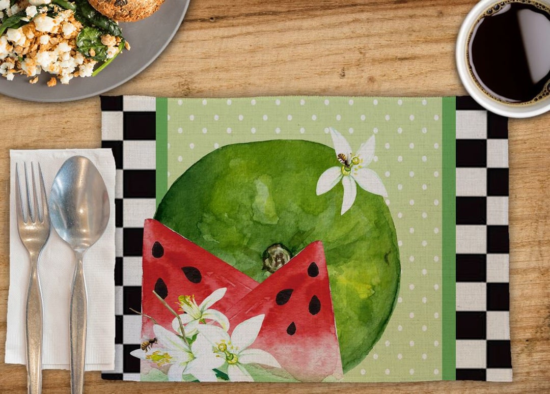 DIGITAL FILE Watermelon #2 Place Mat Digital Design for Sublimation - Etsy