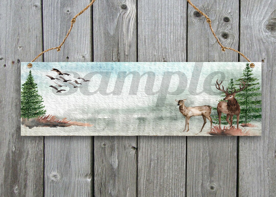 DIGITAL FILE Deer Sign Digital Design for Sublimation - Etsy