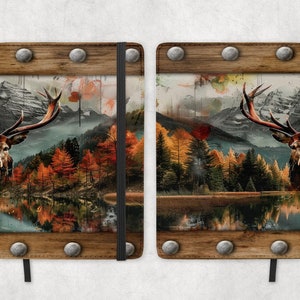 DIGITAL FILE Deer and Mountain Bundle Set Digital Designs for ...