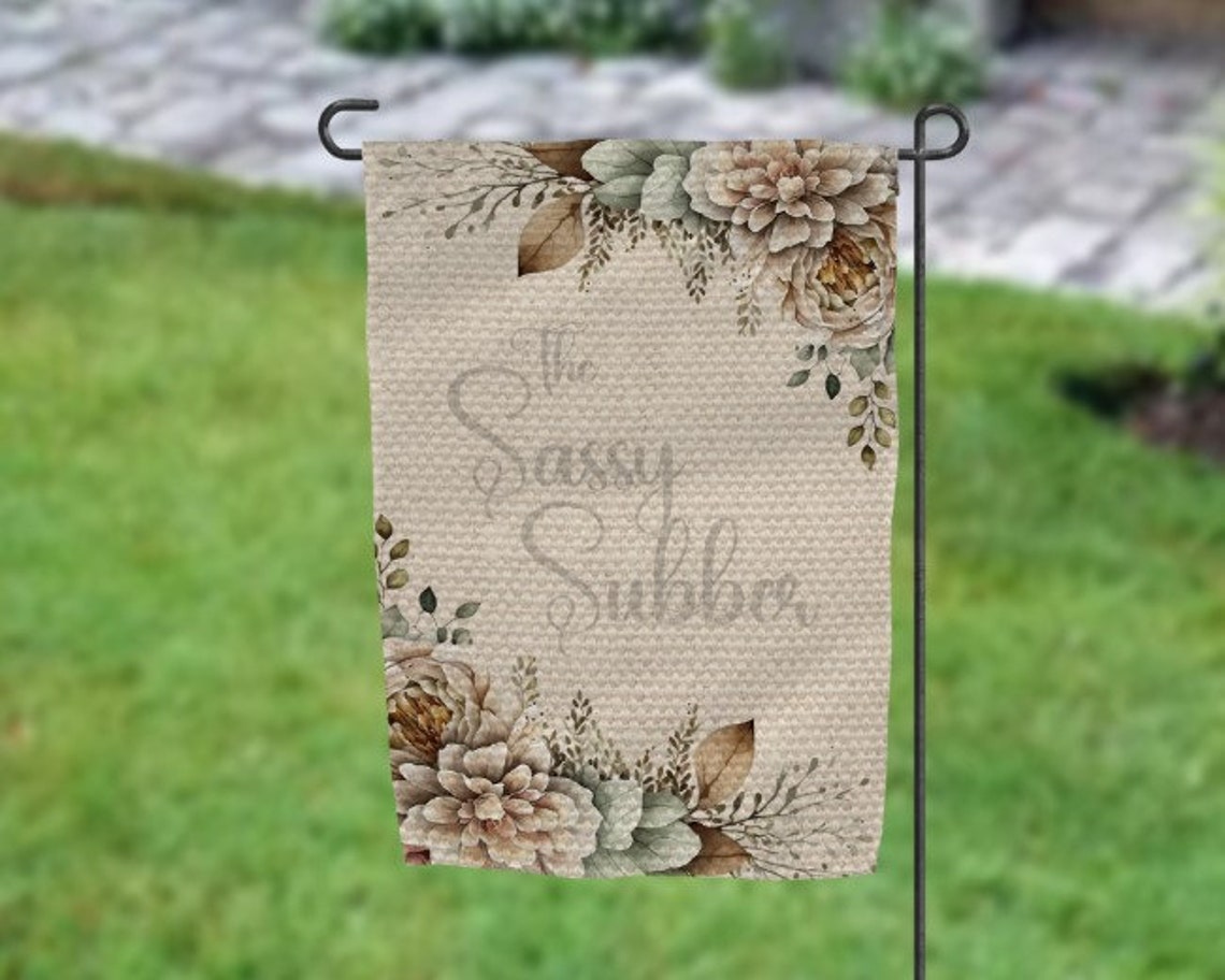 DIGITAL FILE Boho Floral Flag Digital Design for Sublimation - Etsy