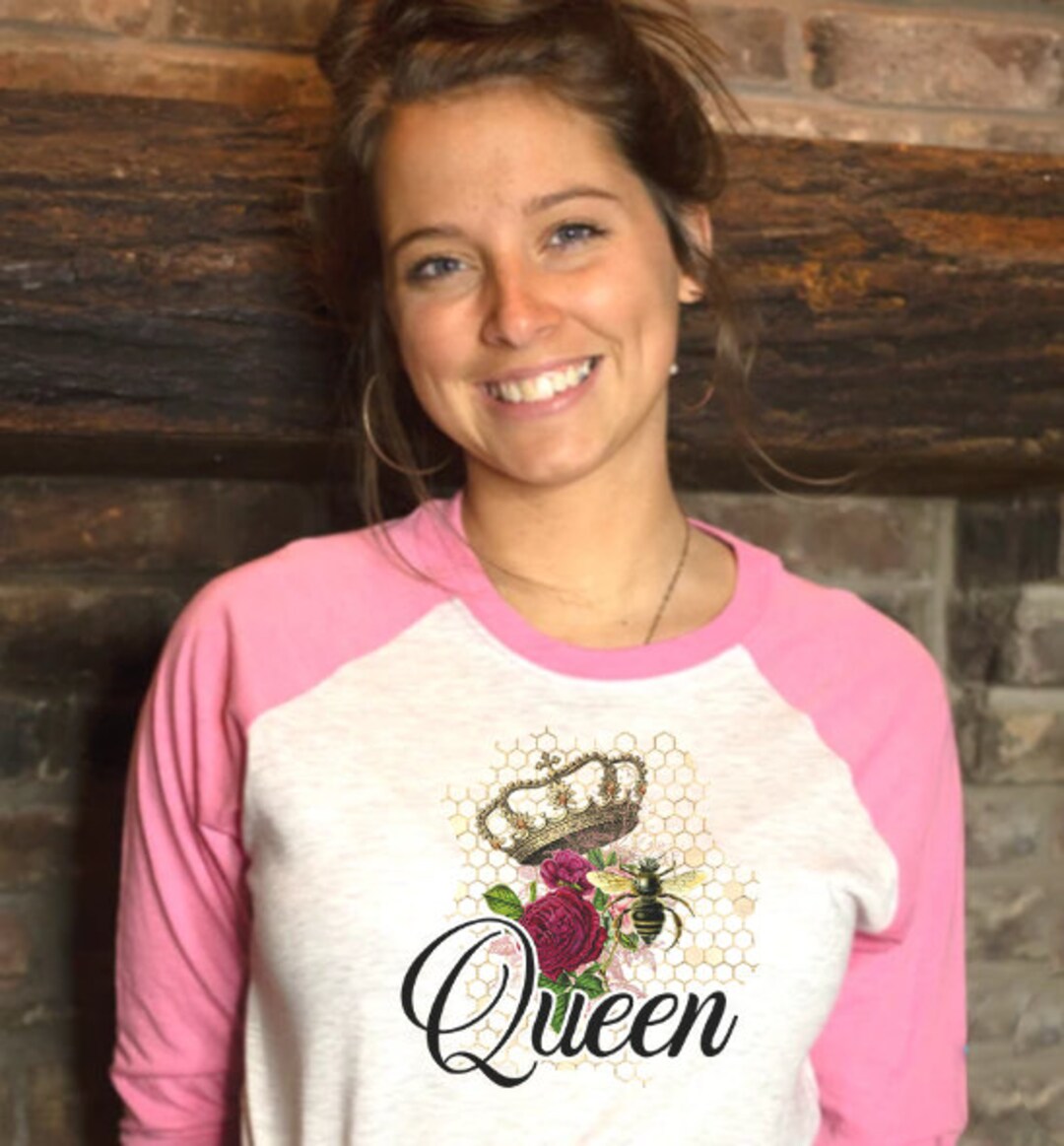 DIGITAL FILE Queen Bee Tee Digital Design for Sublimation - Etsy