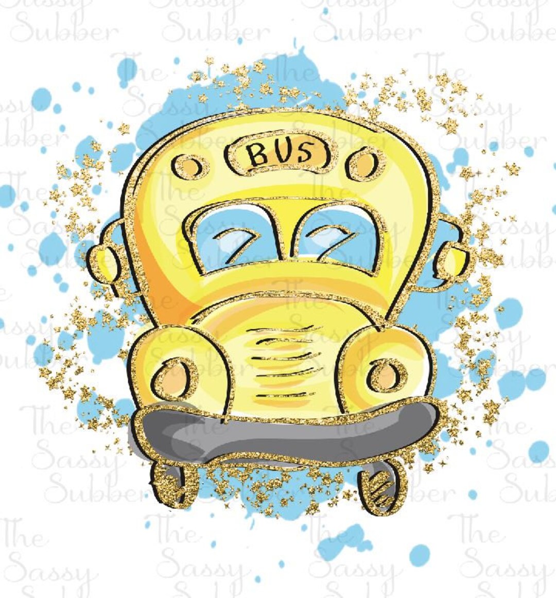 DIGITAL FILE Bus Digital Design for Sublimation - Etsy