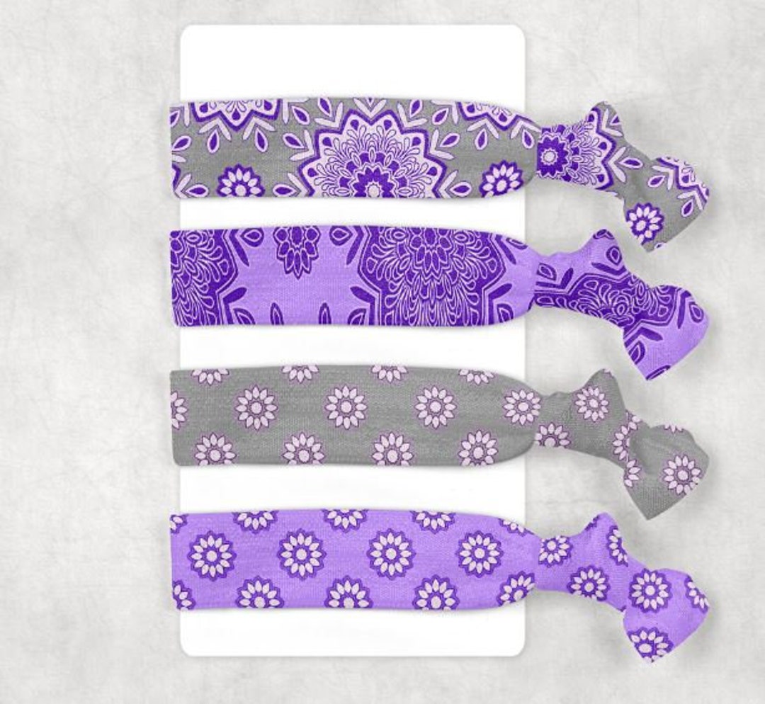DIGITAL FILE Purple Boho Hair Ties Digital Design for Sublimation - Etsy