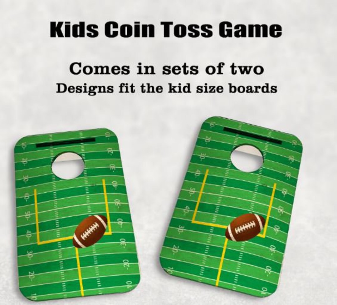 DIGITAL FILE Football Coin Toss Game Digital Design for Sublimation - Etsy