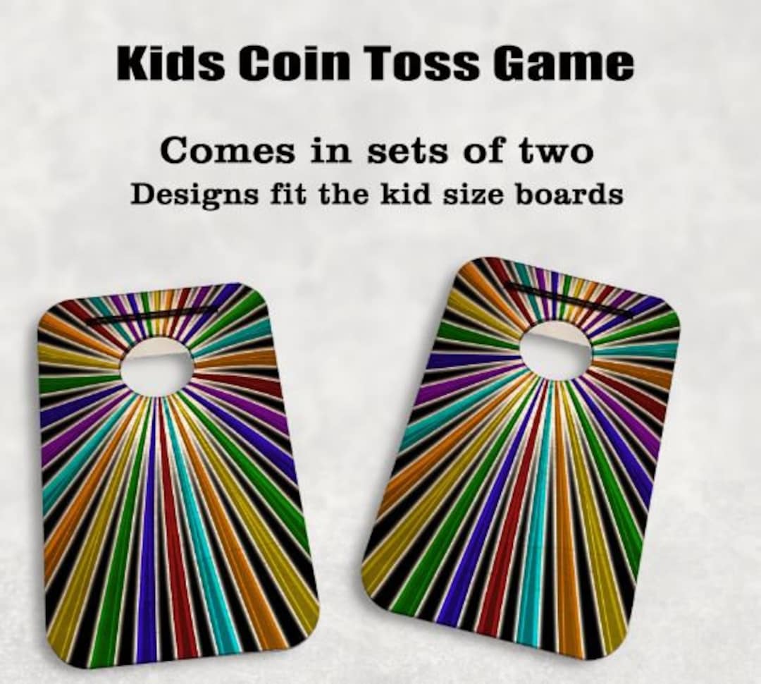 DIGITAL FILE Sunburst Coin Toss Game Digital Design for Sublimation - Etsy