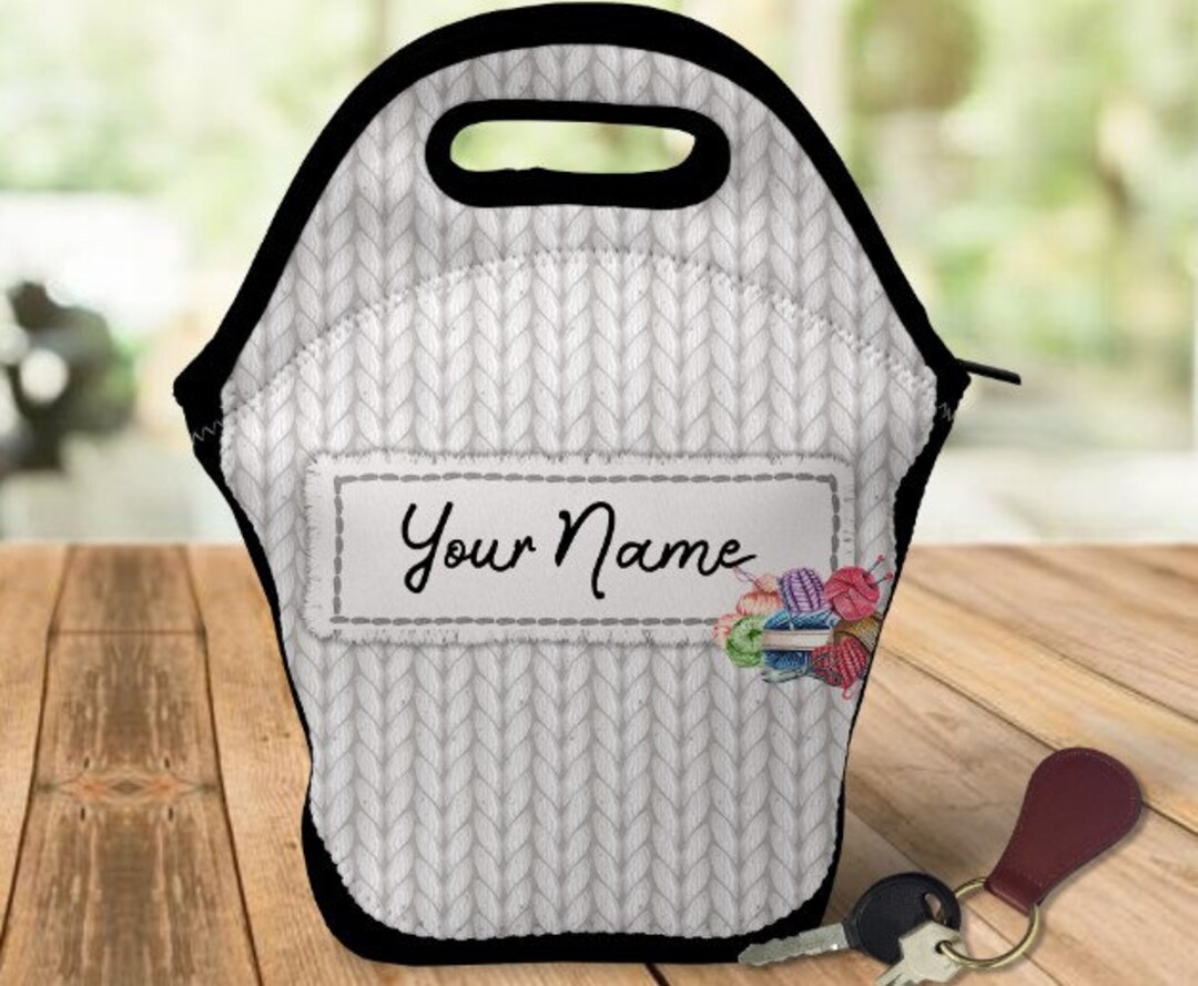 DIGITAL FILE Cream Sweater With Tag Lunch Tote Digital Design for ...