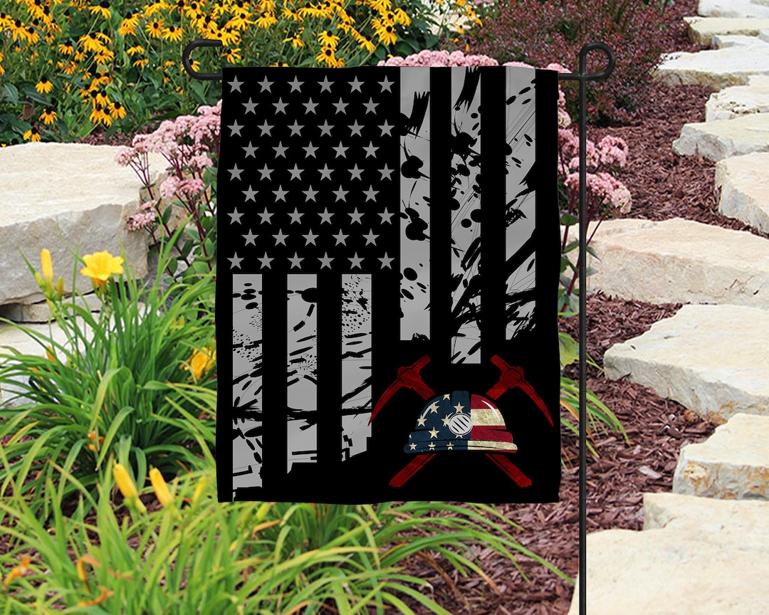 DIGITAL FILE Coal Miner American Flag Digital Designs for Sublimation ...