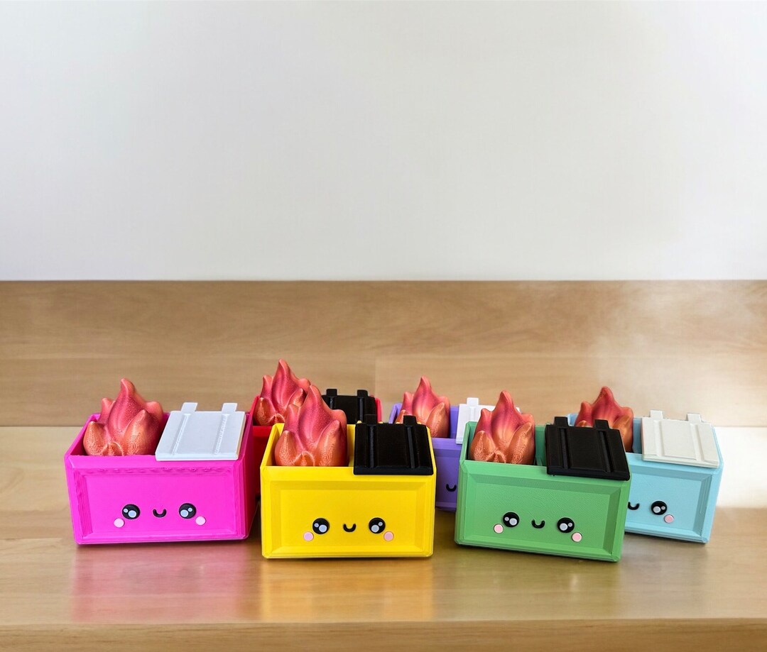 Newly Renovated Happy Dumpster Fire Trash Panda Raccoon and Dumpster ...