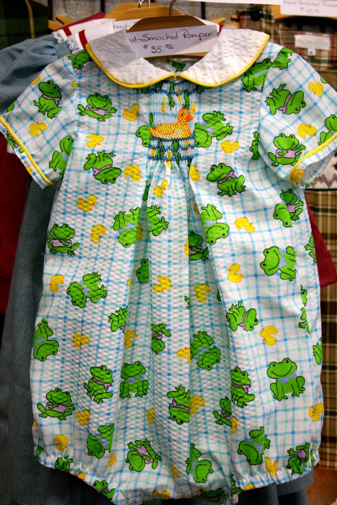 Hand-smocked Bubble Romper - Etsy