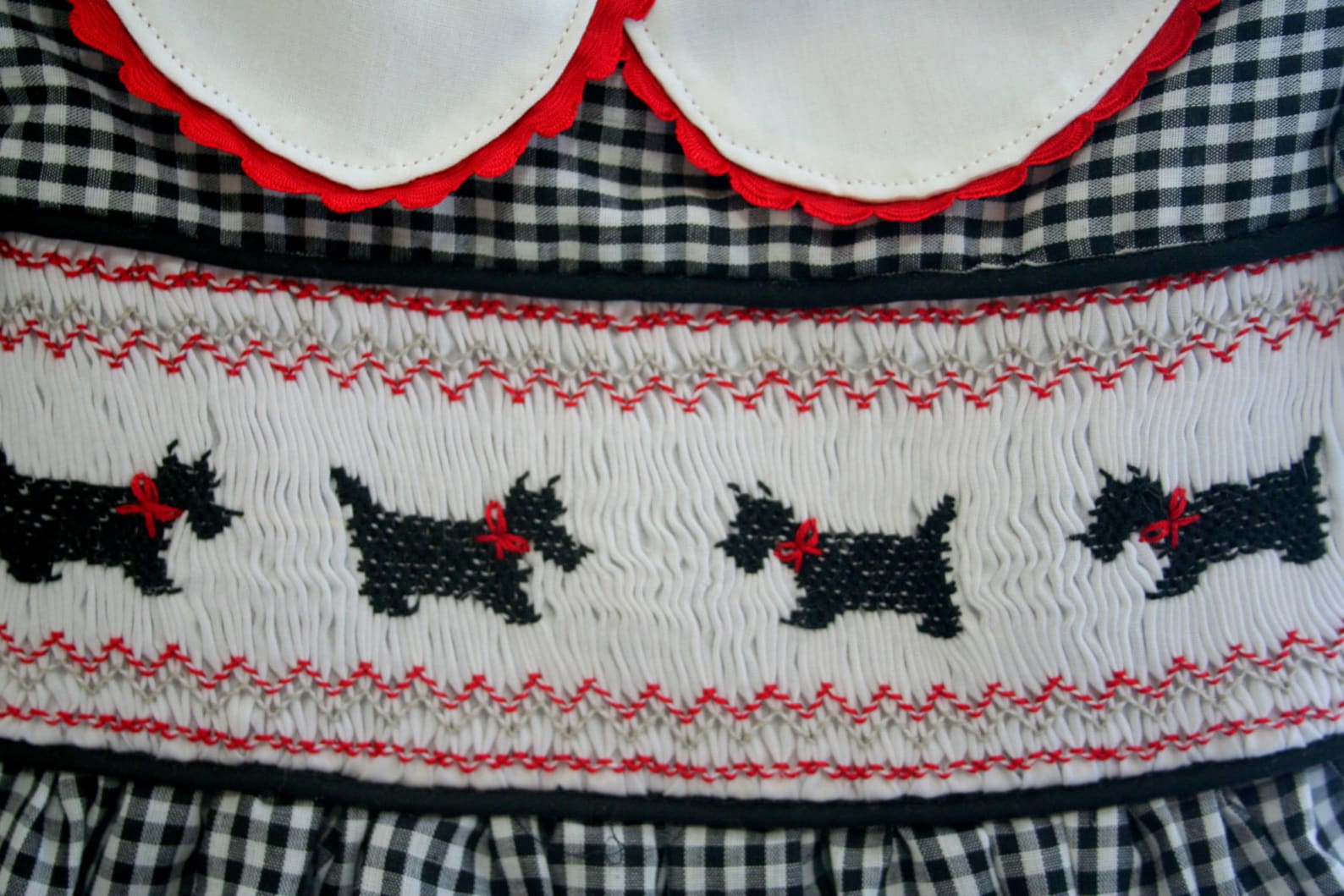 Girl's Heirloom Hand-smocked Square Yoke Dress - Etsy
