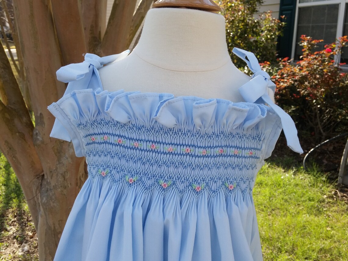 Hand Smocked Sundress - Etsy