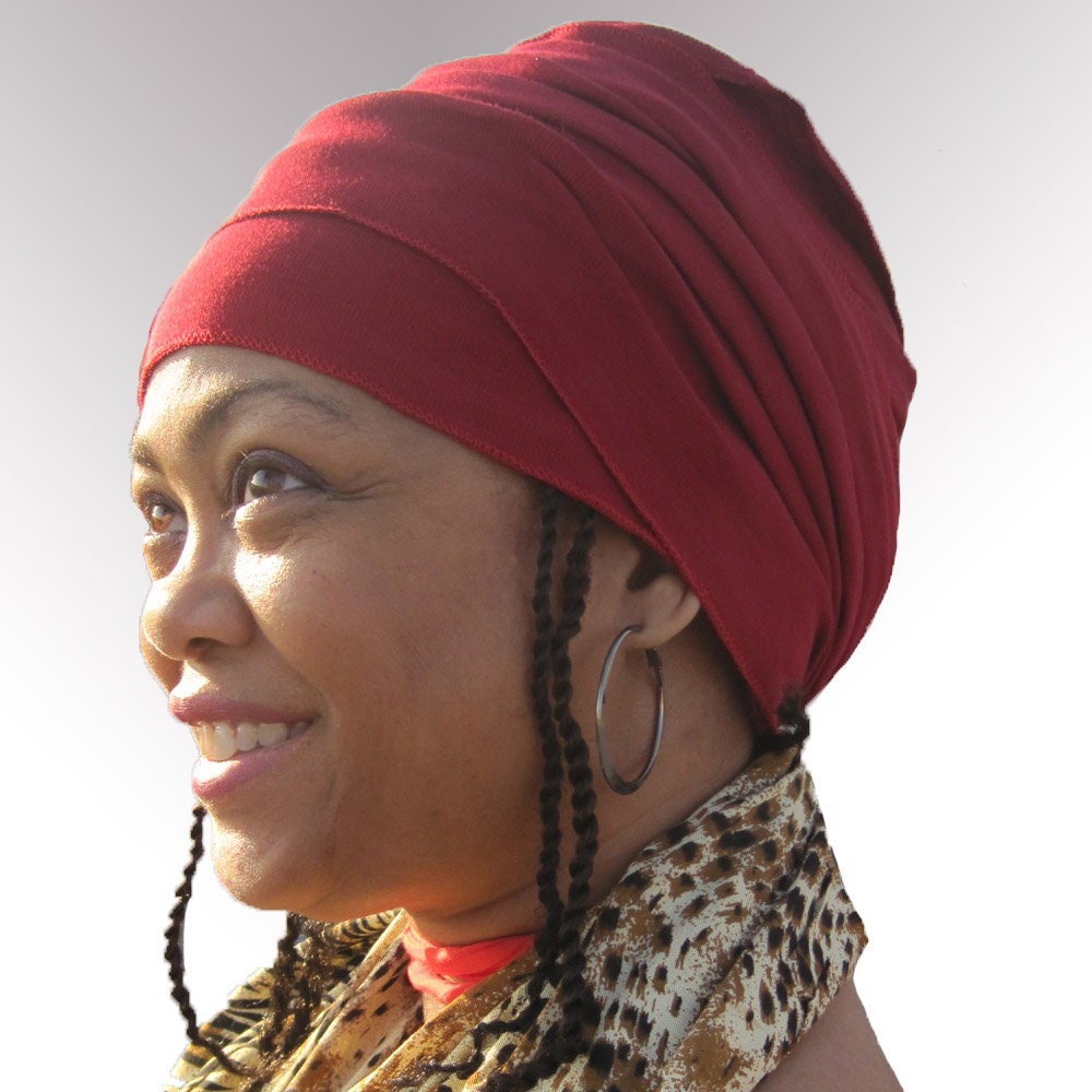 Wine Headwrap - Cotton Scarf for Men or Women. for Dreadlocks, Exercise ...