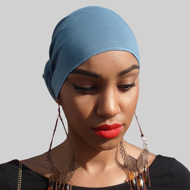 Blue Jean Blue Headwrap - Cotton Scarf for Men or Women. for Dreadlocks ...