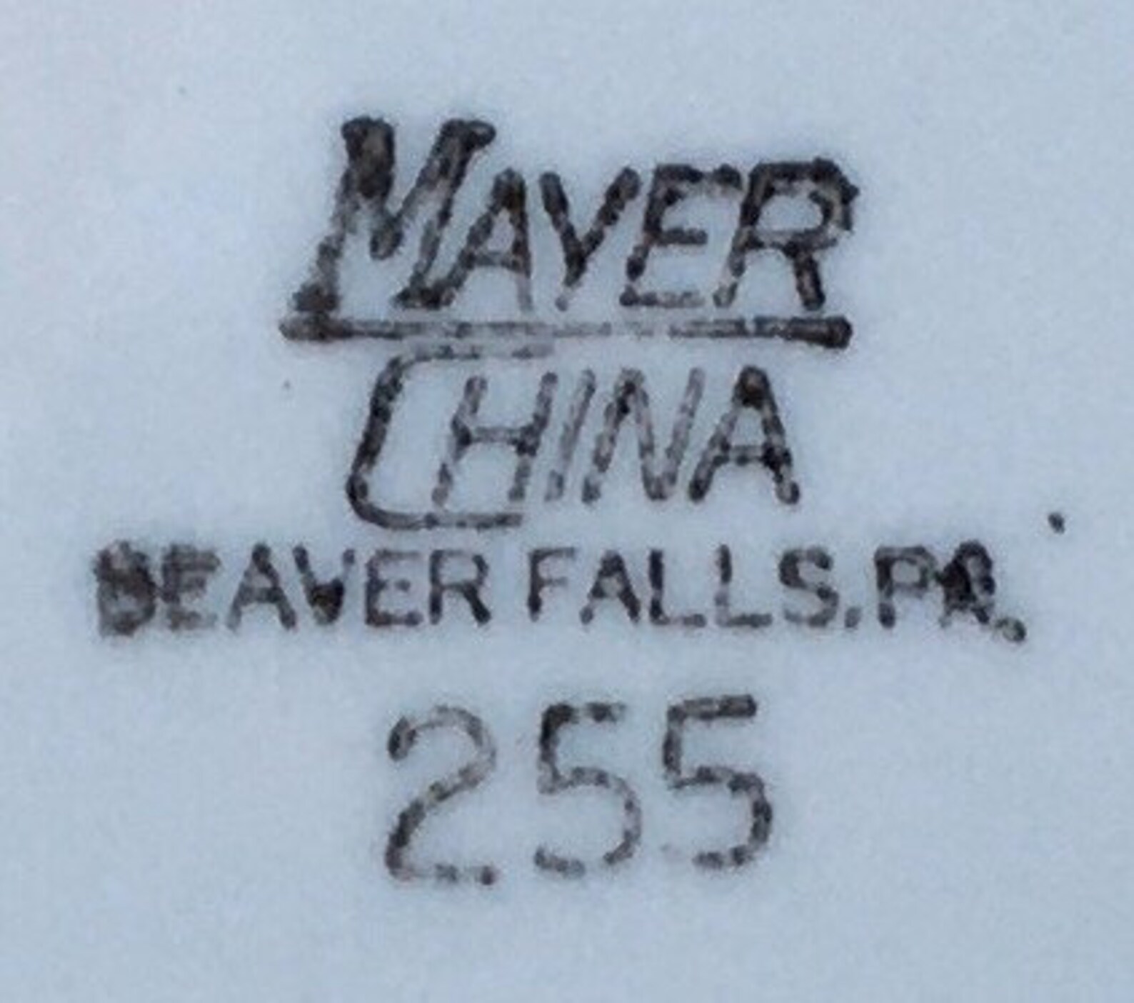 Mayer China Hotel Diner Restaurant Rose on White "normandy" Pattern 11 ...