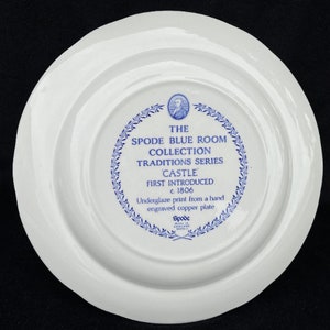 Spode castle Blue Room Collection Tradition Series 10-3/8 Dinner Plate ...