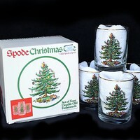 Vintage Holiday Toasting/dessert Glasses Christmas New Years - Etsy