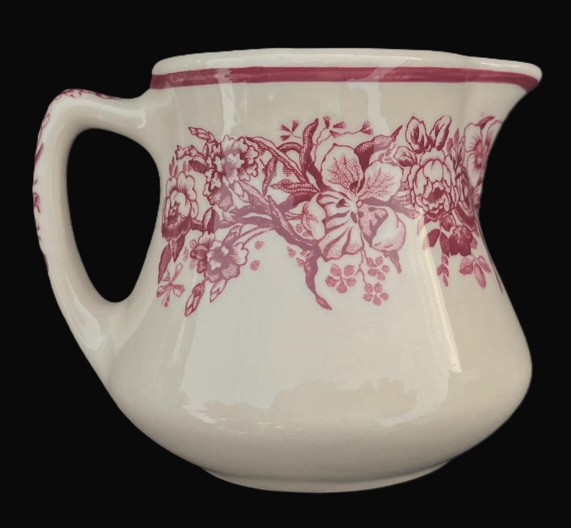 Shenango Restaurant Hotel Diner China Red "avon" Pattern on "inca Ware ...