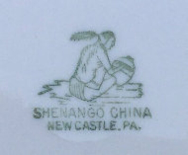 Set of 4 Shenango Diner Restaurant Hotel China "pegasus" Pattern 7.25 ...
