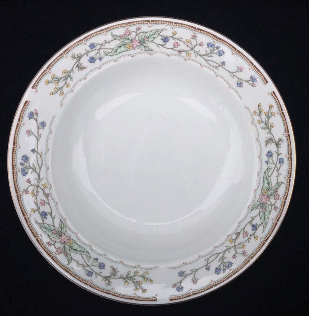 Set of 4 Farberware "wellesley" 9" Round Rimmed Soup Bowls in Excellent ...