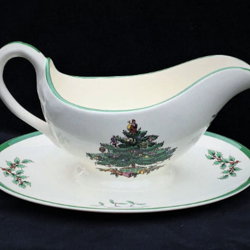 Vintage Spode Gravy Boat - Etsy