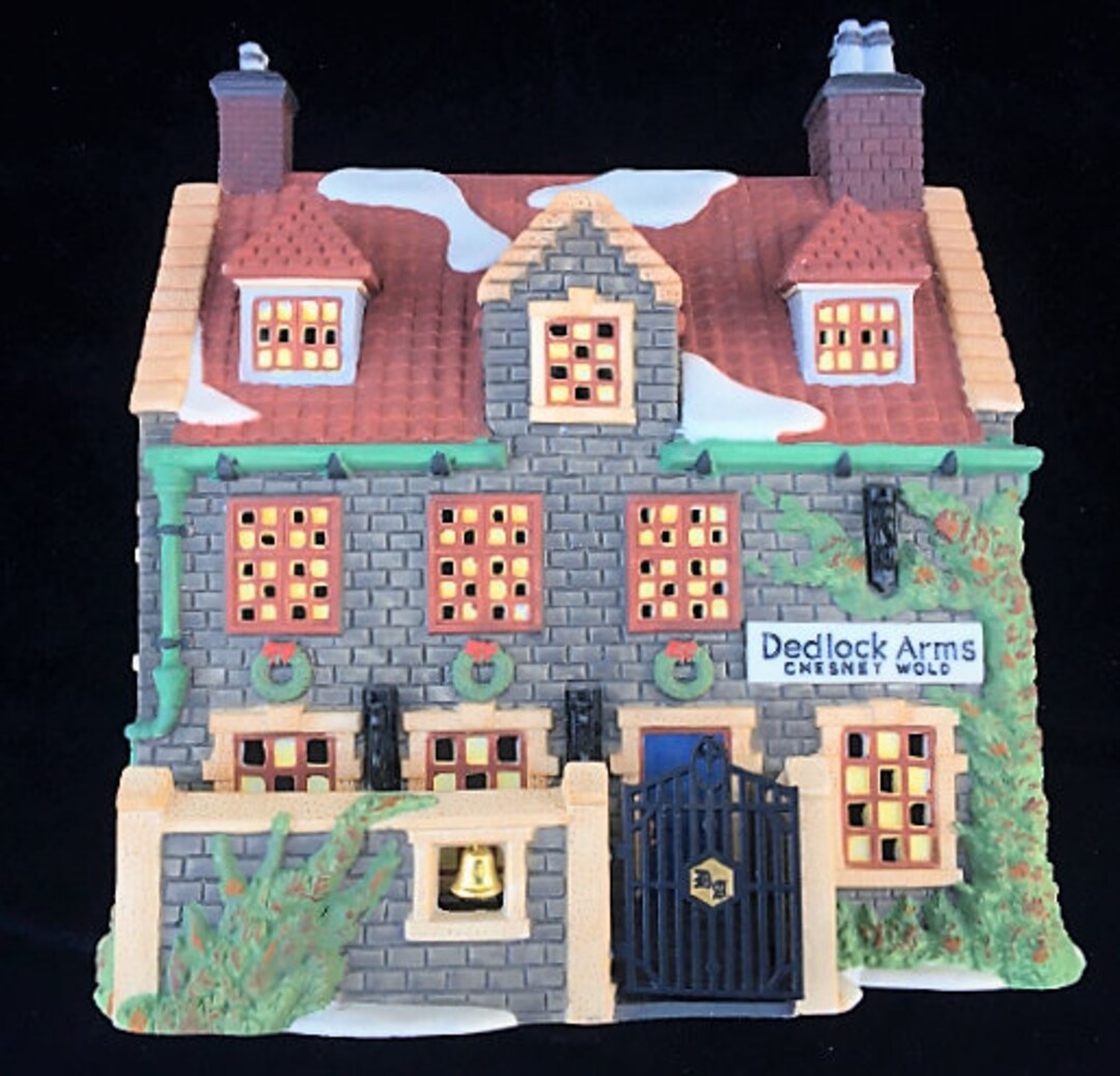 Dept 56 Dickens' Village "dedlock Arms" #57525 Hand-painted Porcelain ...