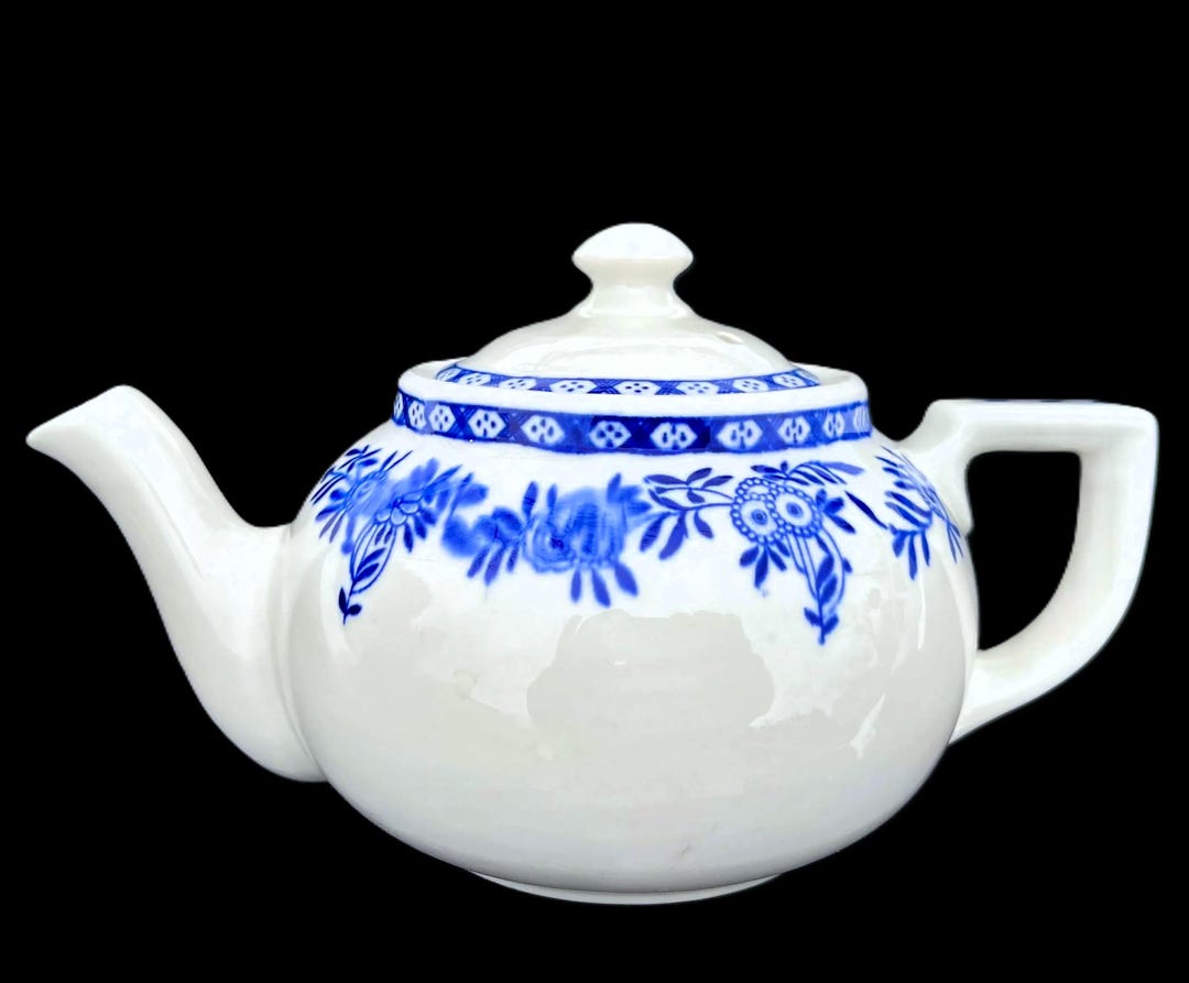Very H-T-F Jackson China Restaurant Hotel Diner Blue on White “delph ...