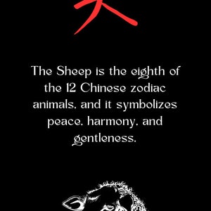Sheep Sign Chinese Zodiac Video - Etsy