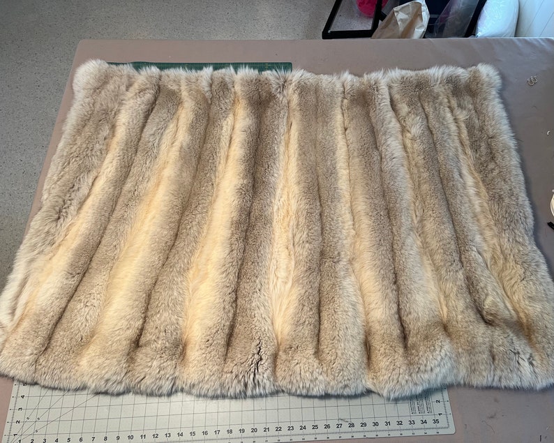 Your Fur Coat Repurposed Into a Luxury Throw Blanket, Rectangle Shape ...