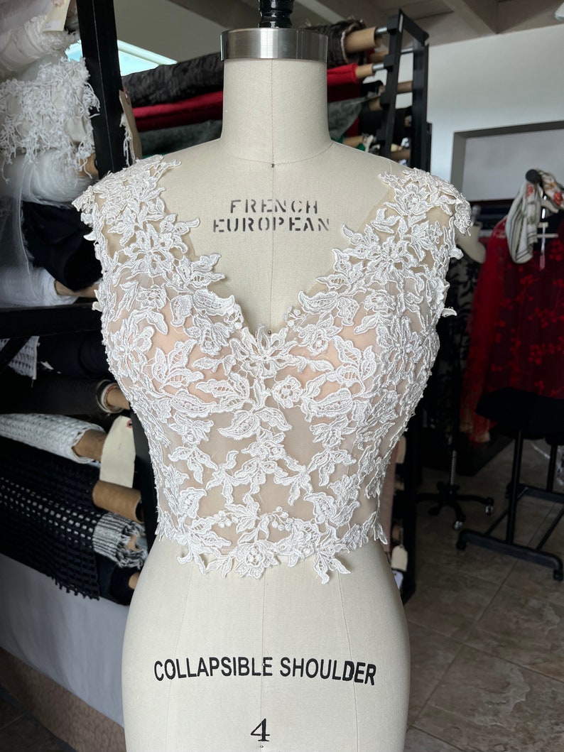 Your Vintage Wedding Gown Turned Corset, Deconstructed Bodice, Lace up ...