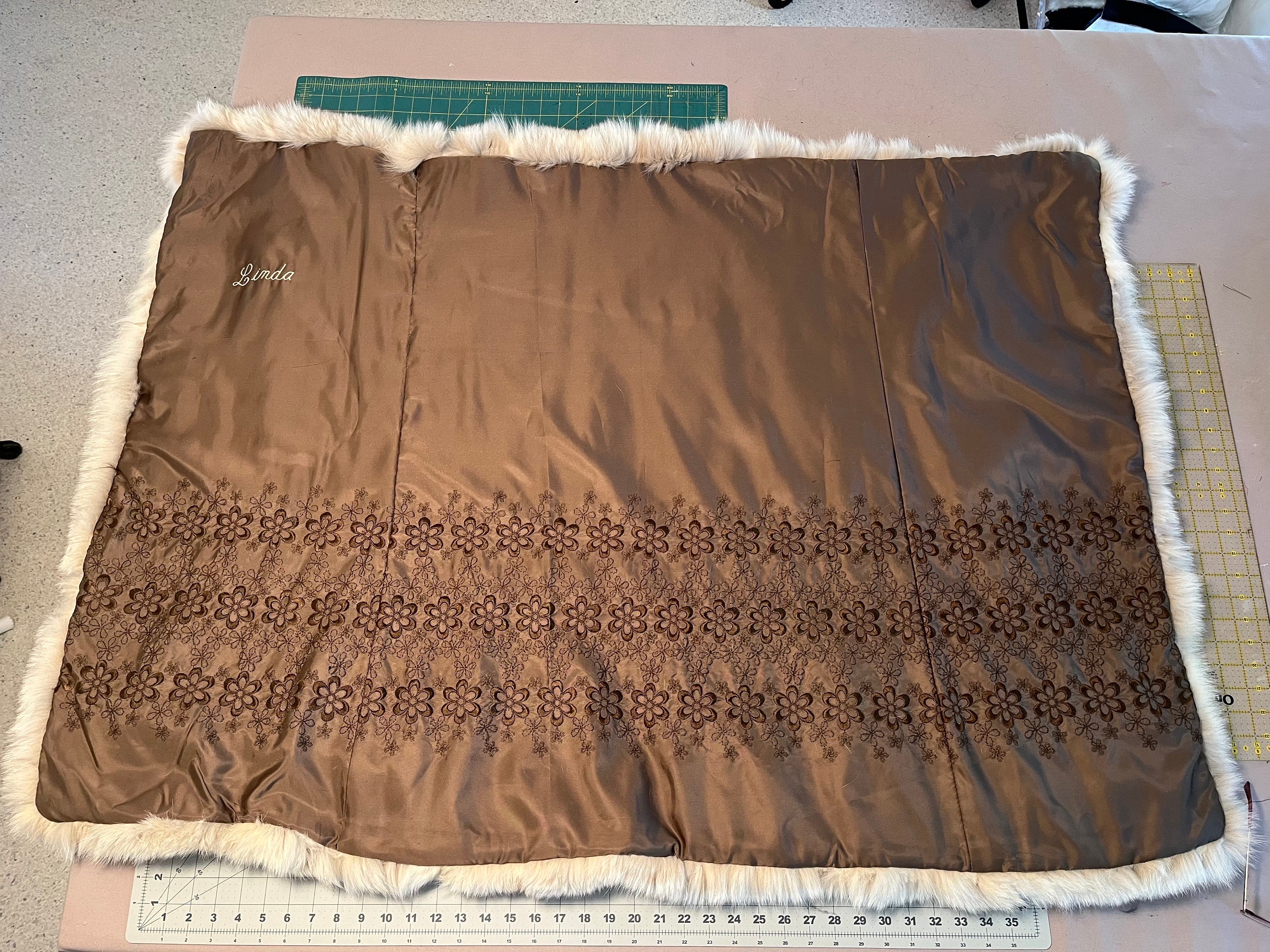 Your Fur Coat Repurposed Into a Luxury Throw Blanket - Etsy