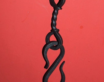 Lighting Chandelier Lamp Chain Wrought Iron Fuller S-hooks and | Etsy