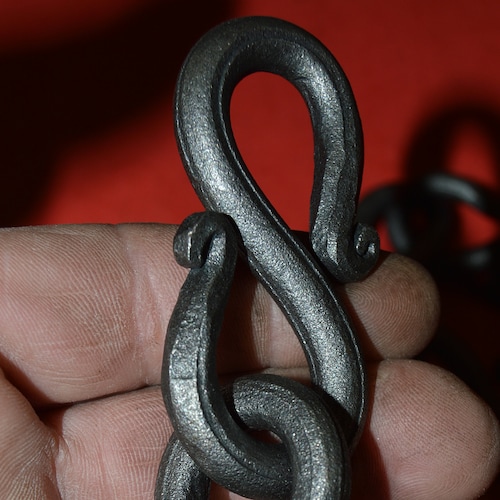 Lighting Lamp S-hook Chain Wrought Iron Forged 1/4 In. Dia. - Etsy