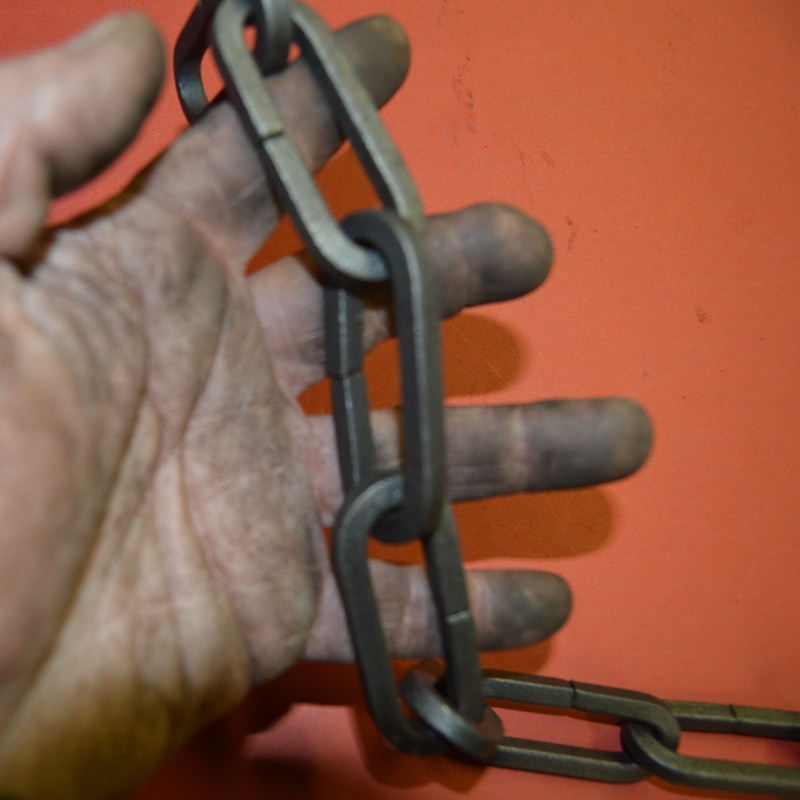 Iron Pendant and Chain - Etsy