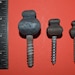 Wrought Iron,large Decorative Stacked Ball Head Screw, Hand Forged by ...