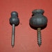 Wrought Iron,large Decorative Stacked Ball Head Screw, Hand Forged by ...