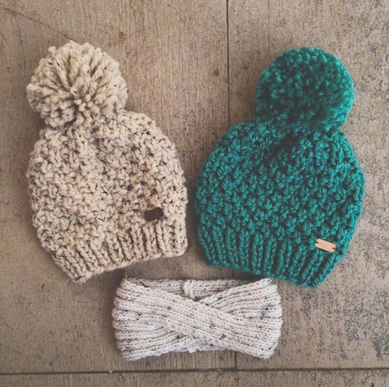 The Redwoods Hat Chunky Knit Textured Slouchy Style Hat in - Etsy