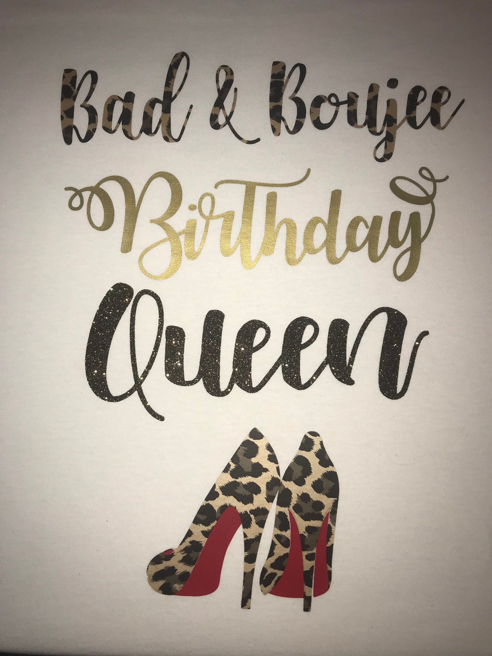 Bad And Boujee Birthday Queen for Adult Women Ladies | Etsy