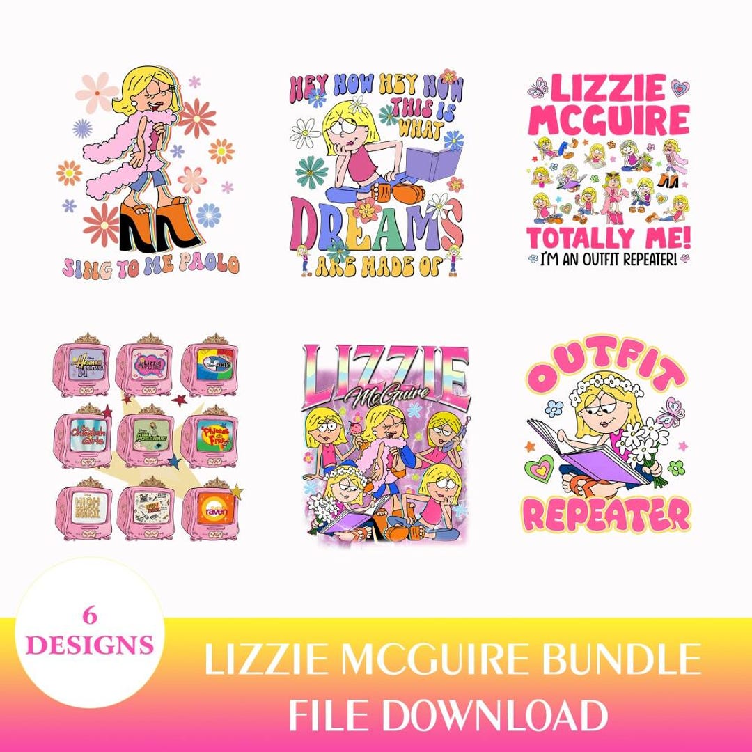 Lizzie Mcguire PNG, Y2K Aesthetic Design, 2000s Nostalgia SVG, 90s Baby ...