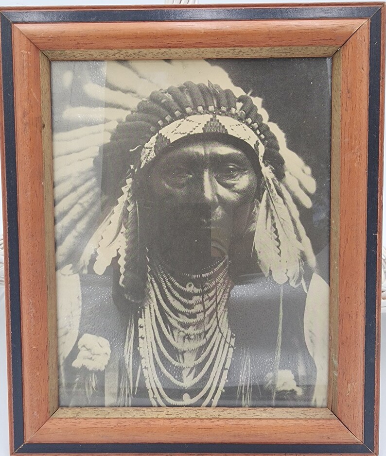 1903 Chief Joseph Nez Perce Indian Chief Warrior Photograph Print by ...