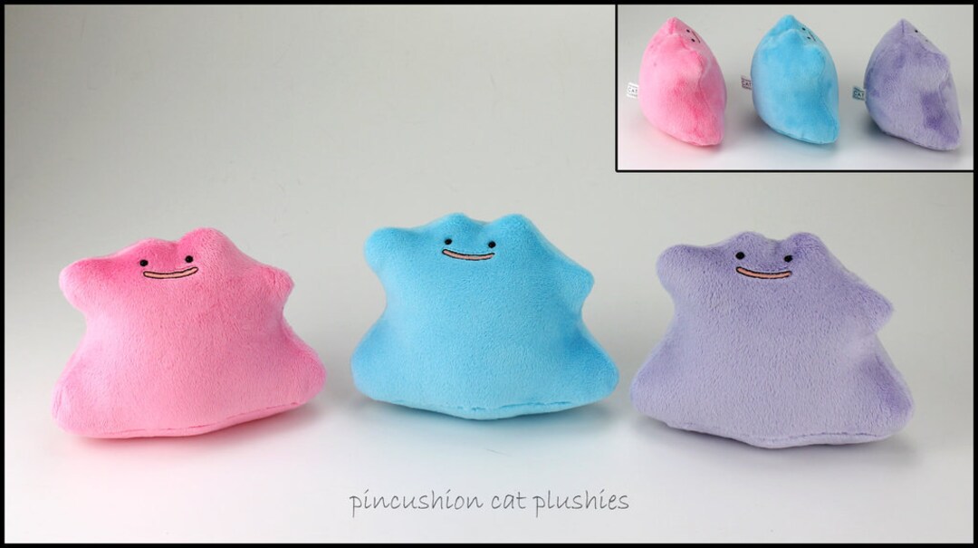 Ditto Plushie - Palm-sized - Made to Order - Etsy
