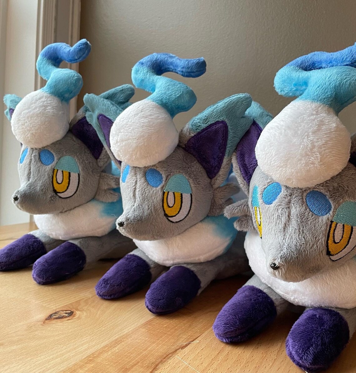 Hisuian Zorua Plush Made to Order - Etsy