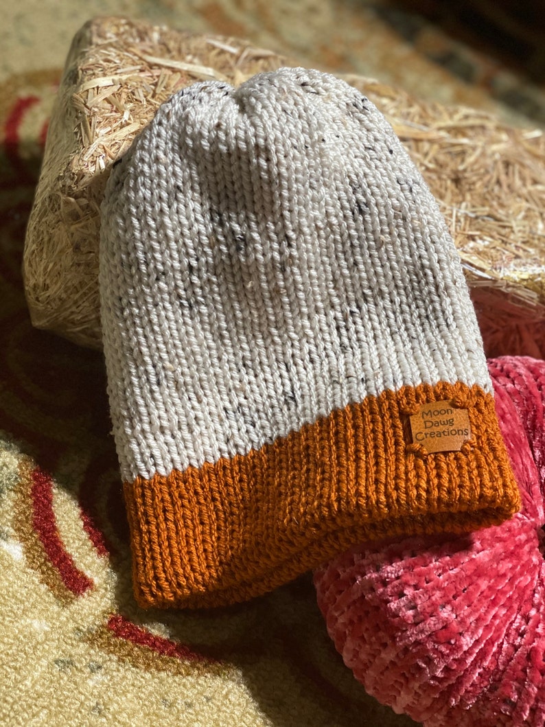 Adult Knit Beanie Pumpkin Spice Fall Hat Beanie - Etsy